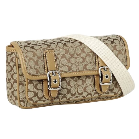 Coach | Bags | Coach Y2k Bon Voyage Signature Waist Pouch Belt Bag ...